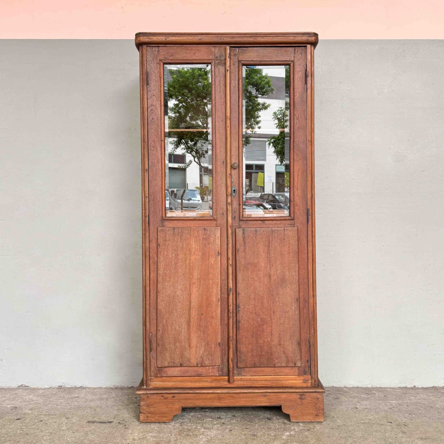 Vintage Rustic Teak Cabinet - Hock Siong & Co.
